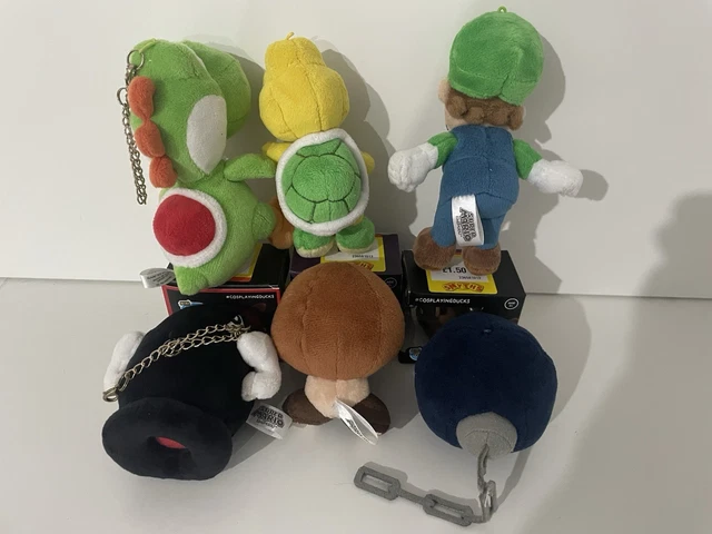 6X SUPER MARIO - Luigi Yoshi Bullet Bill Chain Chomp Goomba Koopa ...