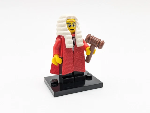 LEGO JUDGE COLLECTIBLE Minifigure Series 9 71000 col138 col09-10 CMF ...