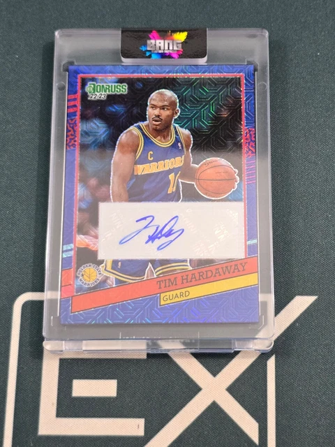 2022-23 DONRUSS OPTIC Basketball TIM HARDAWAY Auto Blue Mojo Prizm #RSS ...