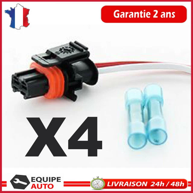 4 CÂBLAGE FAISCEAU Electrique injecteur Bosch 1350885080 1928404072 ...