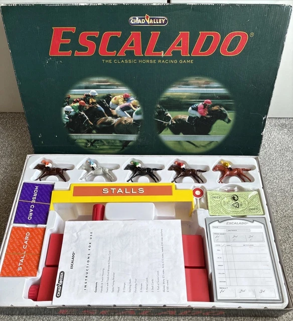 VINTAGE CHAD VALLEY Escalado The Classic Horse Racing Game Complete Ex ...