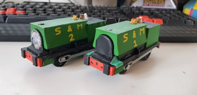 TOMY TRACKMASTER THOMAS & Friends - Custom S&M Engine Pair £16.00 ...