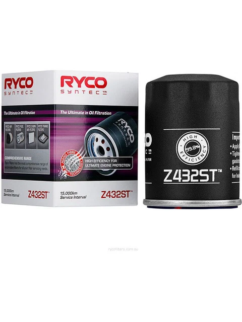 6 X RYCO SynTec Oil Filter Z432ST fits BRIGGS & STRAT. 437400 - $155.03 ...