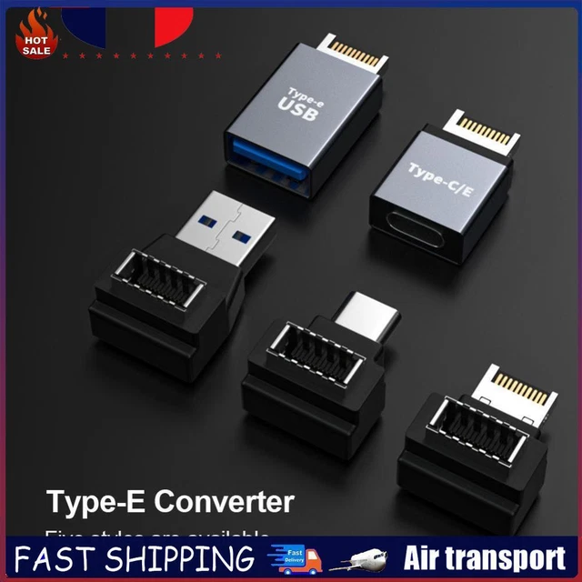 # MOTHERBOARD TYPE E to USB Adapter Desktop Computer PC Connector Part ...