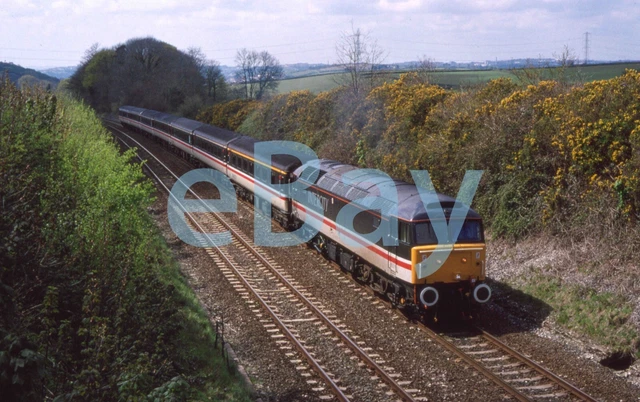 35MM RAILWAY SLIDE of Class 47 47847 @ Hemerdon Bank Copyright to Buyer ...