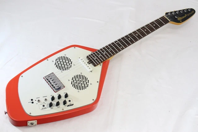 USED VOX APACHE-2 Salmon Red 1 S Built-in Amp & Rhythm Machine Good ...