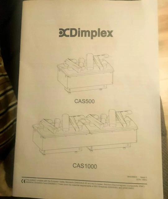 DIMPLEX CAS1000 CASSETTE Optimyst Fire £200.00 - PicClick UK
