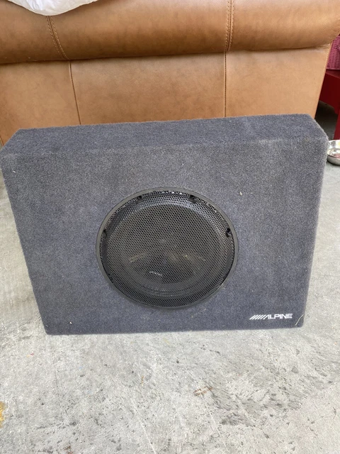 ALPINE SBT-S10V 10& Car/Truck Subwoofer+Ported Sub Enclosure Box $100. ...