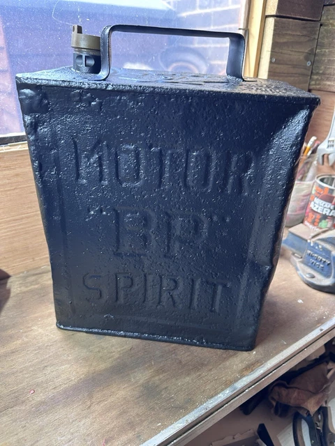 VINTAGE MOTOR BP Spirit 2 Gallon Petrol Can With Brass Cap £16.32 ...