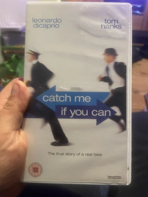 CATCH ME IF You Can UK PAL VHS VIDEO 2005 Leonardo Dicaprio Tom Hanks ...