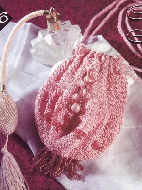 BEADED RETICULE BAG Crochet Pattern Instructions $2.99 - PicClick