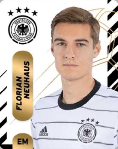 FERRERO DFB TEAM Sticker EURO 2020 Portrait Nr. 18 Florian Neuhaus EUR ...