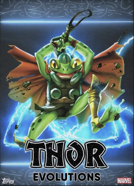 TOPPS MARVEL COLLECT Asgardian Collection - Throg Thor Evolutions Epic ...
