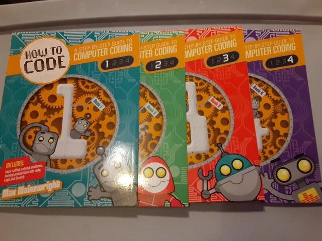 HOW TO CODE A Step By Step Guide To Computer Coding 1-4 $4.99 - PicClick