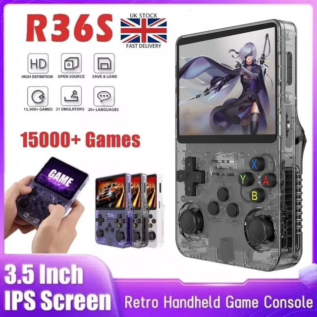 R36S RETRO HANDHELD Console -3.5" IPS, Linux, R35S Pro -15K+ Games - UK ...