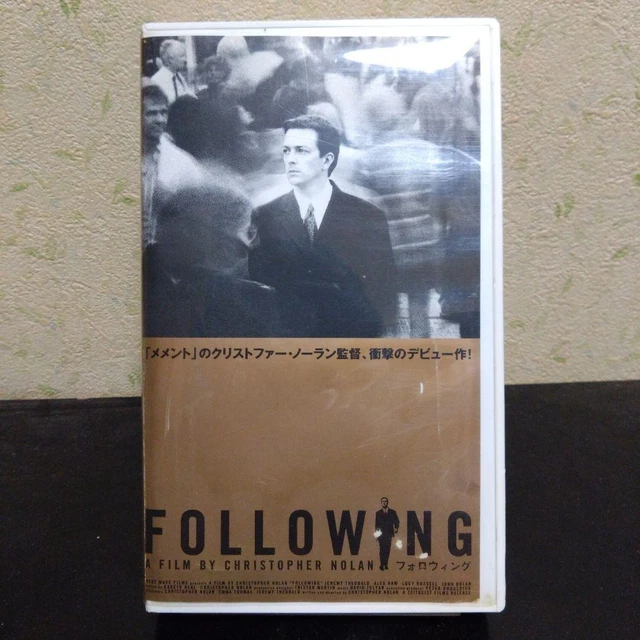 VHS FOLLOWING CHRISTOPHER Nolan Director Oppenheimer Japan 1h £49.33 ...