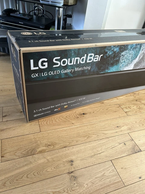 LG SOUNDBAR GX LG OLED Gallery Matching 3.1 ch Soundbar with Dolby ...