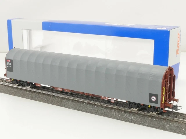 ROCO 47606 SLIDING Tarp Car SBB Switzerland AC for Märklin New! Boxed ...