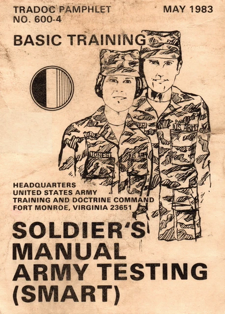 156 PAGE MAY 1983 BASIC TRAINING SOLDIER'S MANUAL ARMY TESTING SMART on ...