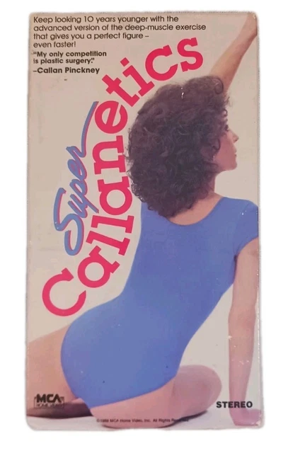 SUPER CALLANETICS VINTAGE Fitness Tape (VHS, 1988) Callan Pinckney No ...