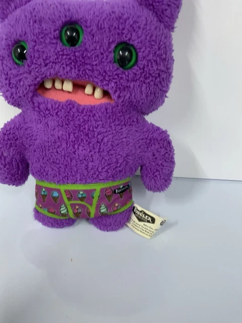 BUDGIE REEKO PURPLE Fuggler Funny Ugly Monster Toy Plush Cute £19.75 ...