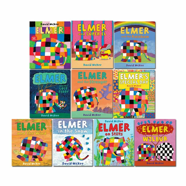 ELMER PICTURE BOOKS 10 Children's Books collection Set by David McKee ...