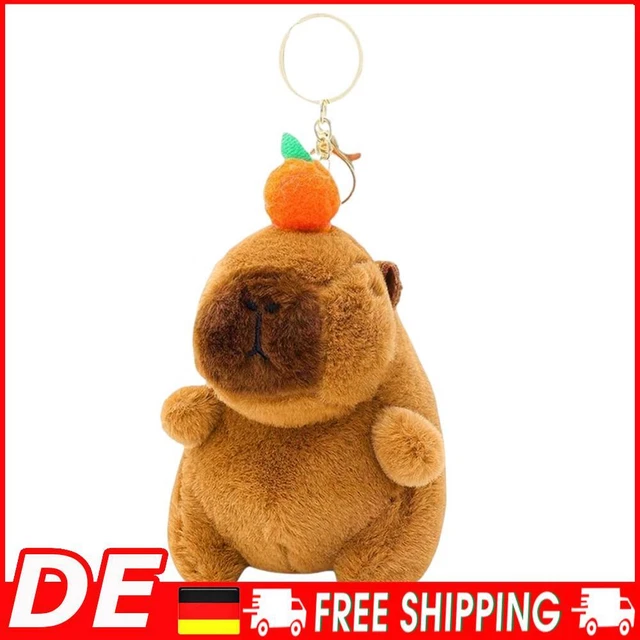 SCHWANZWEDELNDER CAPYBARA-PLÜSCH-SCHLÜSSELANHÄNGER, SPIELZEUG, Capybara-Anhänger EUR 6,18 ...