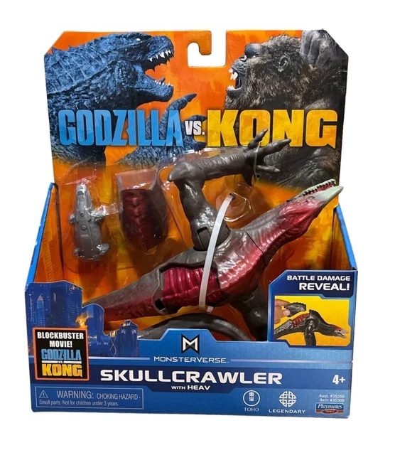 GODZILLA VS. KONG Monsterverse Skullcrawler With Heav Figure New ...