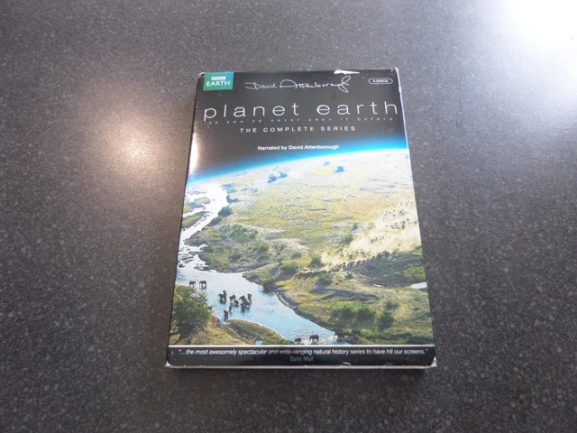 PLANET EARTH DVD The Complete Series David Attenborough 5 Disc Set In ...