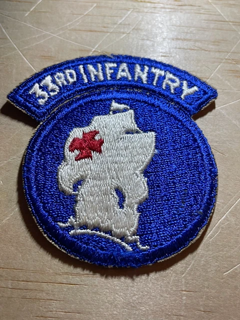 WWII/POST/1950S? US ARMY PATCH-33rd INFANTRY DIVISION-w/MATCHING TAB ...