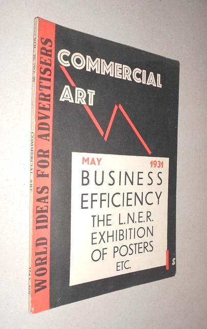 COMMERCIAL ART. MAGAZINE Of Poster, Graphic & Advertising Art. May 1931 ...
