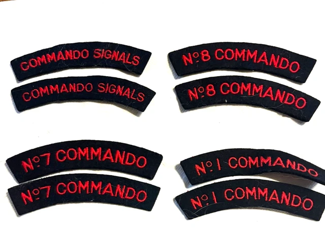 BRITISH WW2 COMMANDO Shoulder patches SET OF 4 Pairs £29.99 - PicClick UK