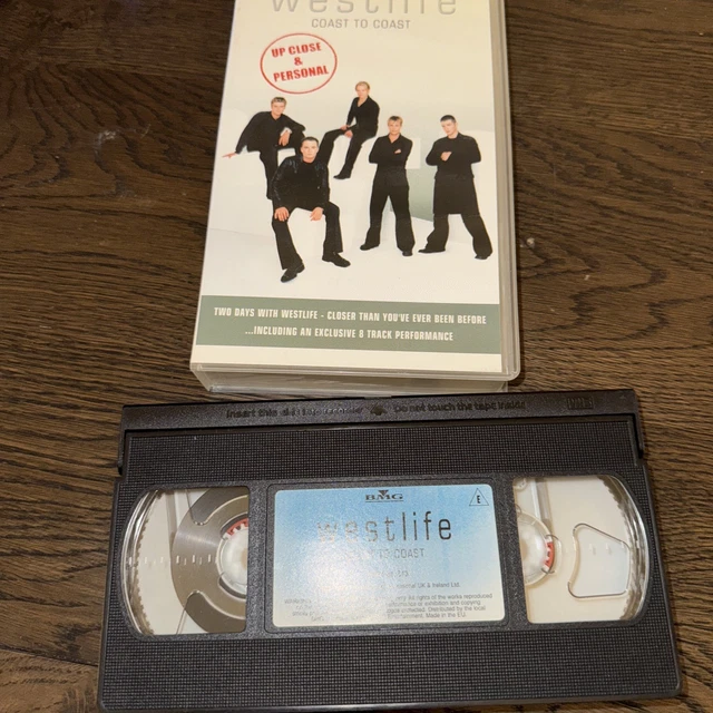 WESTLIFE COAST TO Coast - VHS - UP CLOSE AND PERSONAL £1.16 - PicClick UK