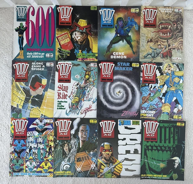 HUGE BUNDLE OF 2000AD x51 Comics 1988 1989 comic book Job Lot LOOK ...