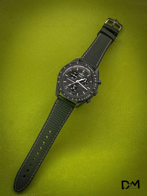 *TOP* OMEGA X Swatch - Moonswatch - MISSION TO MERCURY/MOON BLACK STRAP ...