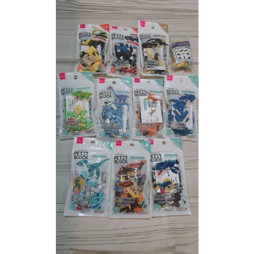 COMPLETE DAISO PETIT Blocks Mythical Beasts 8 Pieces Unicor 【from japan ...