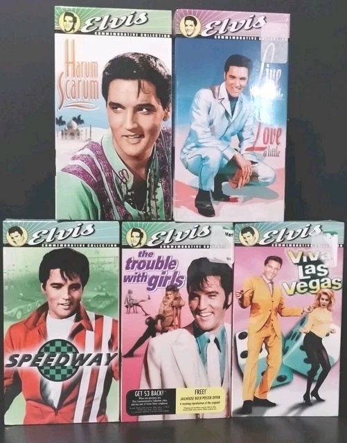 ELVIS PRESLEY MOVIE Commemorative Collection VHS Box Set 5 NEW ...