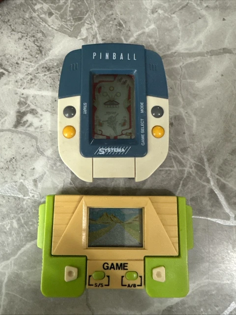 PINBALL WIZARD GRANDSTAND Handheld Game Bundle Battery Operated X2 ...