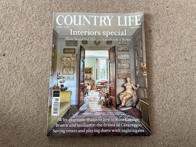 COUNTRY LIFE MAGAZINE April 2024 Interiors Special £2.00 - PicClick UK