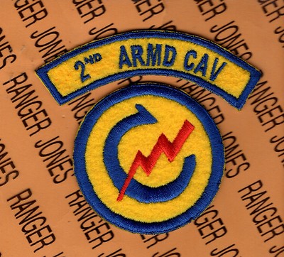US ARMY 2ND Armored Cavalry ARMD CAV Constabulary patch set £7.34 ...