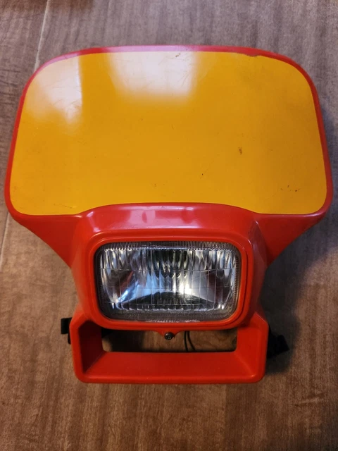 VINTAGE OEM HONDA XR600R XR250R XR350R XR500 200R Number Plate Shroud ...