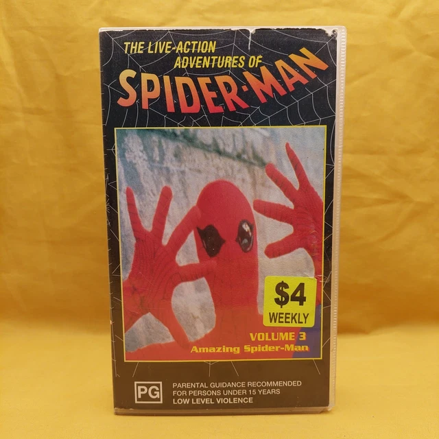 80S SPIDER-MAN VHS 1981 The Live Action Volume 3 Ex Rental Pal Video Rare £35.97 - PicClick UK