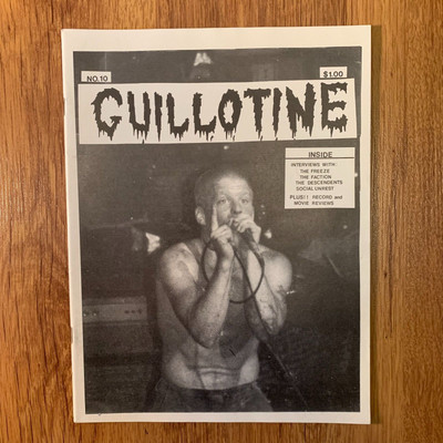 VINTAGE GUILLOTINE MAGAZINE Punk Fanzine 1982 No. 10 The Descendents £ ...