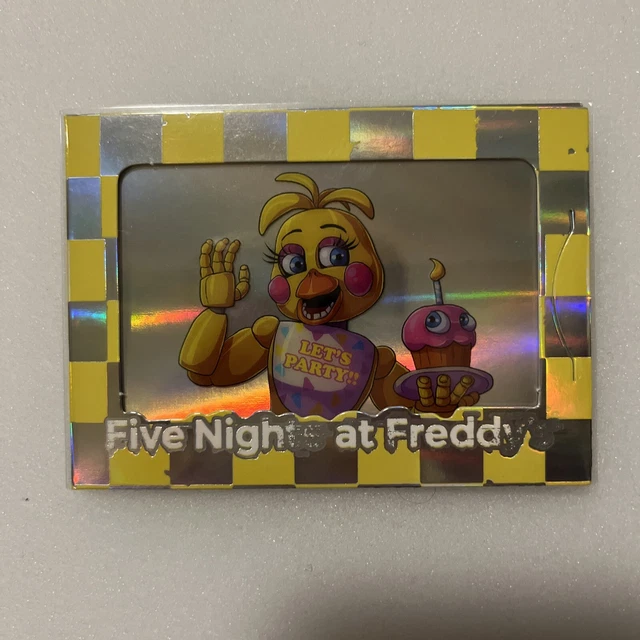 Figpin Fnaf Five Nights At Freddys Toy Chica Cybercel Card Super Rare £