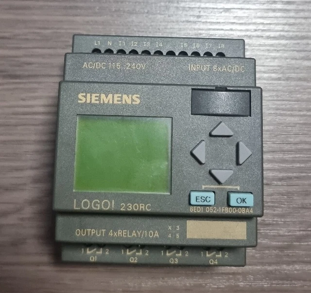 SIEMENS LOGO 230 V RC 6ED1 052-1FB00-0BA4 EUR 66,00 - PicClick DE