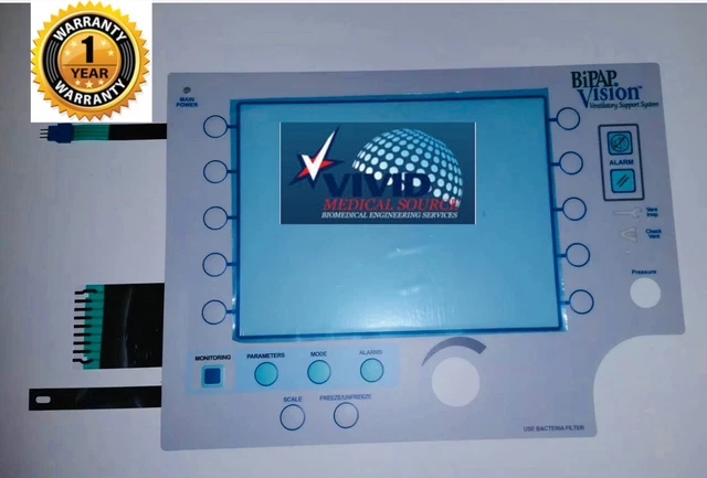 RESPIRONICS PHILIPS BIPAP Vision keypad touchpad Overlay 582151 New 1 ...