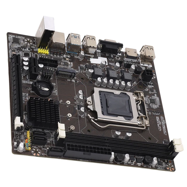 DDR3 MOTHERBOARD SUPPORT 1155 Pins I3 I5 I7 Processor 2 Ddr3 1000M ...