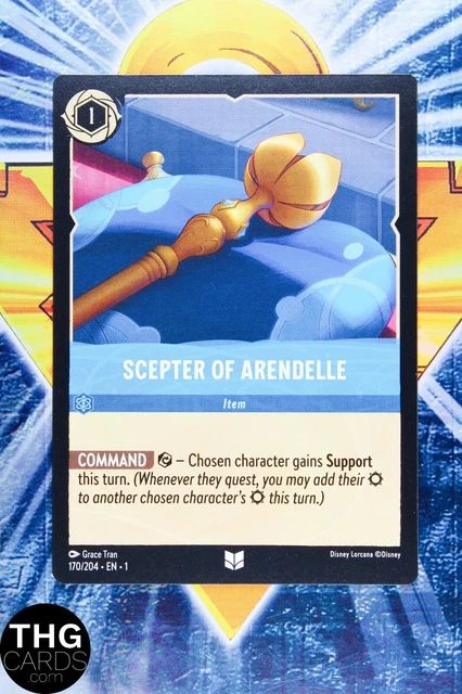 SCEPTER OF ARENDELLE 170/204 Standard Uncommon Lorcana First Chapter ...