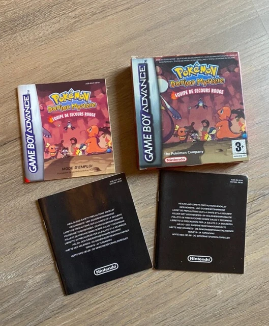 JEU DE GAMEBOY ADVANCE - Pokémon Mystery dungeon red rescue team - JEU ...