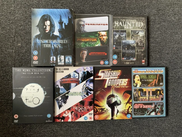 HORROR MOVIE BOXSET DVD Bundle X7 Including Evil Dead, Starship ...